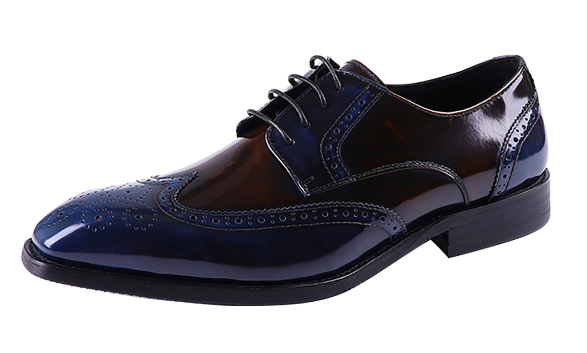 Men's Handmade Wingtips Brogues Derby – Santimon