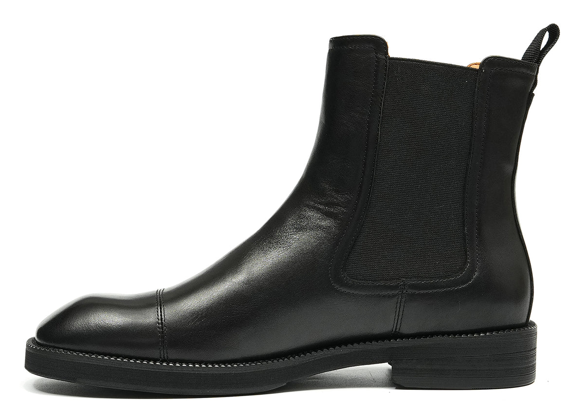 Men's Handmade Dress Cap Toe Chelsea Boots – Santimon