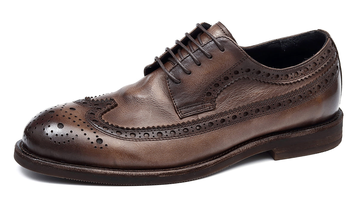 Men's Fashion Retro Longwing Brogues Debry – Santimon