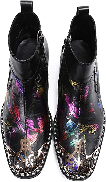 Men's Western Boot Metal Tip Zipper Rivet – Santimon