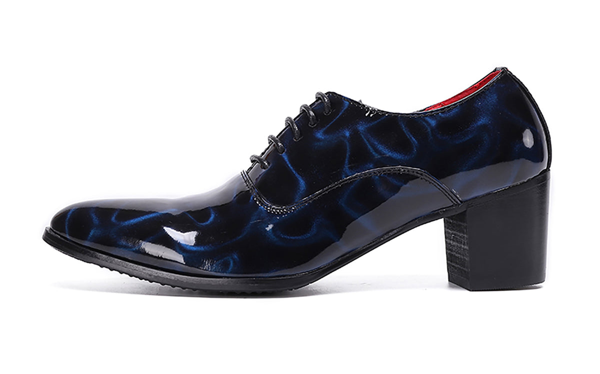 Men's Patent Leather Lace-Up Opera Pumps – Santimon