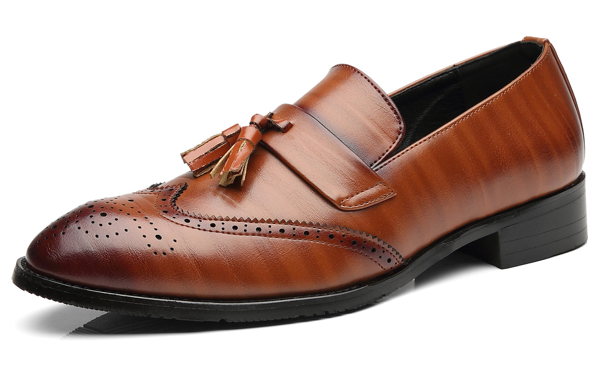 Men's Wingtip Smoking Loafers – Santimon